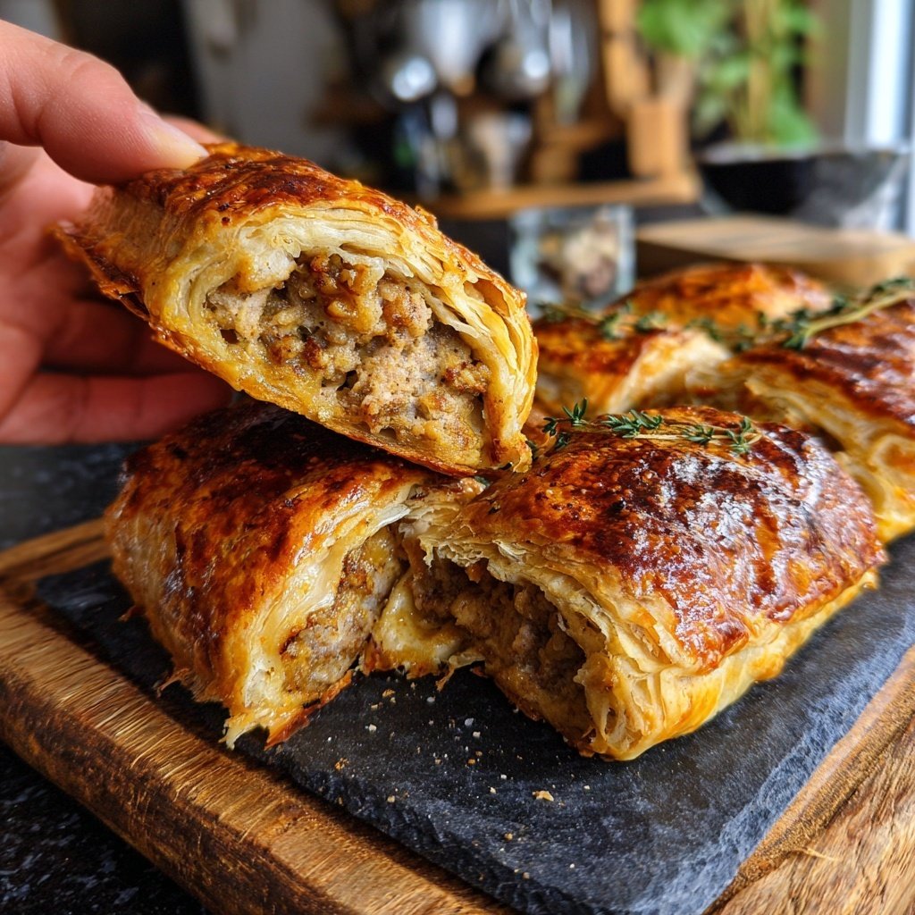 Australian Sausage Rolls Puff Pastry - Bitealchemy